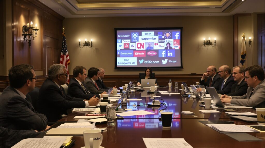 States clash with tech giants over laws curbing social media content ...