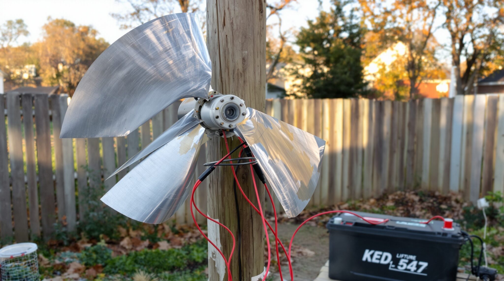 Turn a scrap e-bike hub motor into a DIY backyard wind turbine that ...