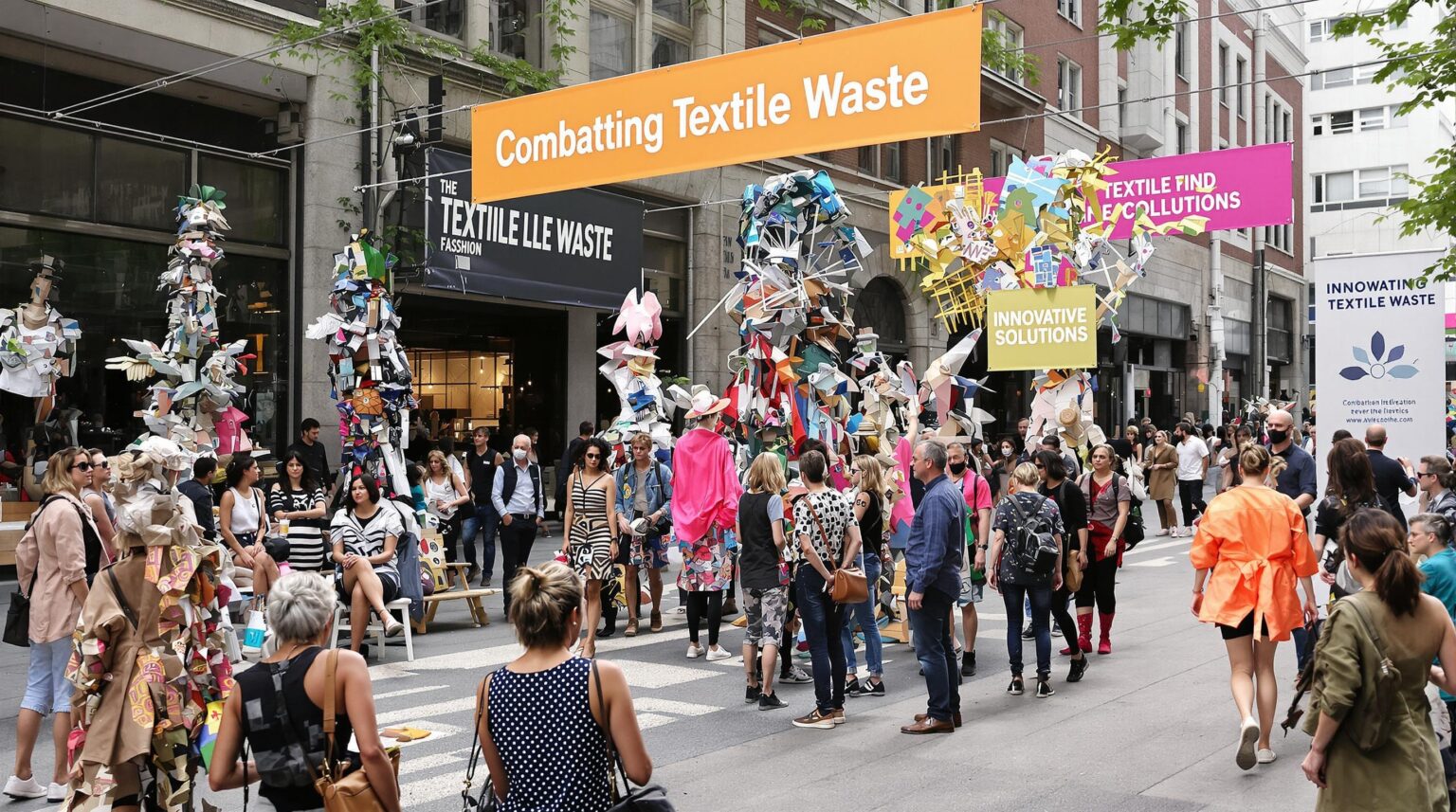 Innovative solutions in sustainable fashion combat textile waste.