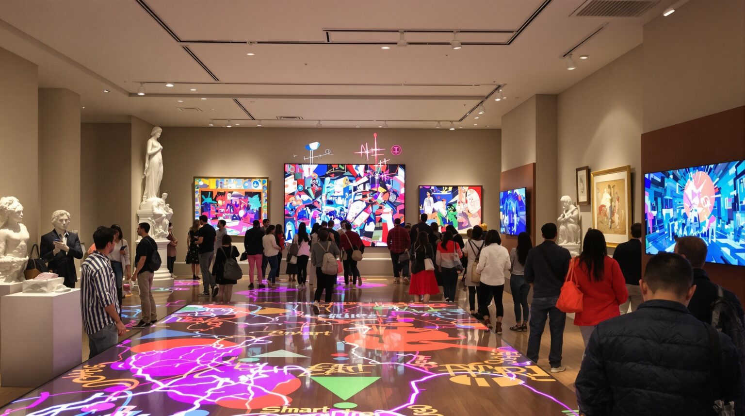 AI-driven art revolutionizes traditional galleries with interactive ...