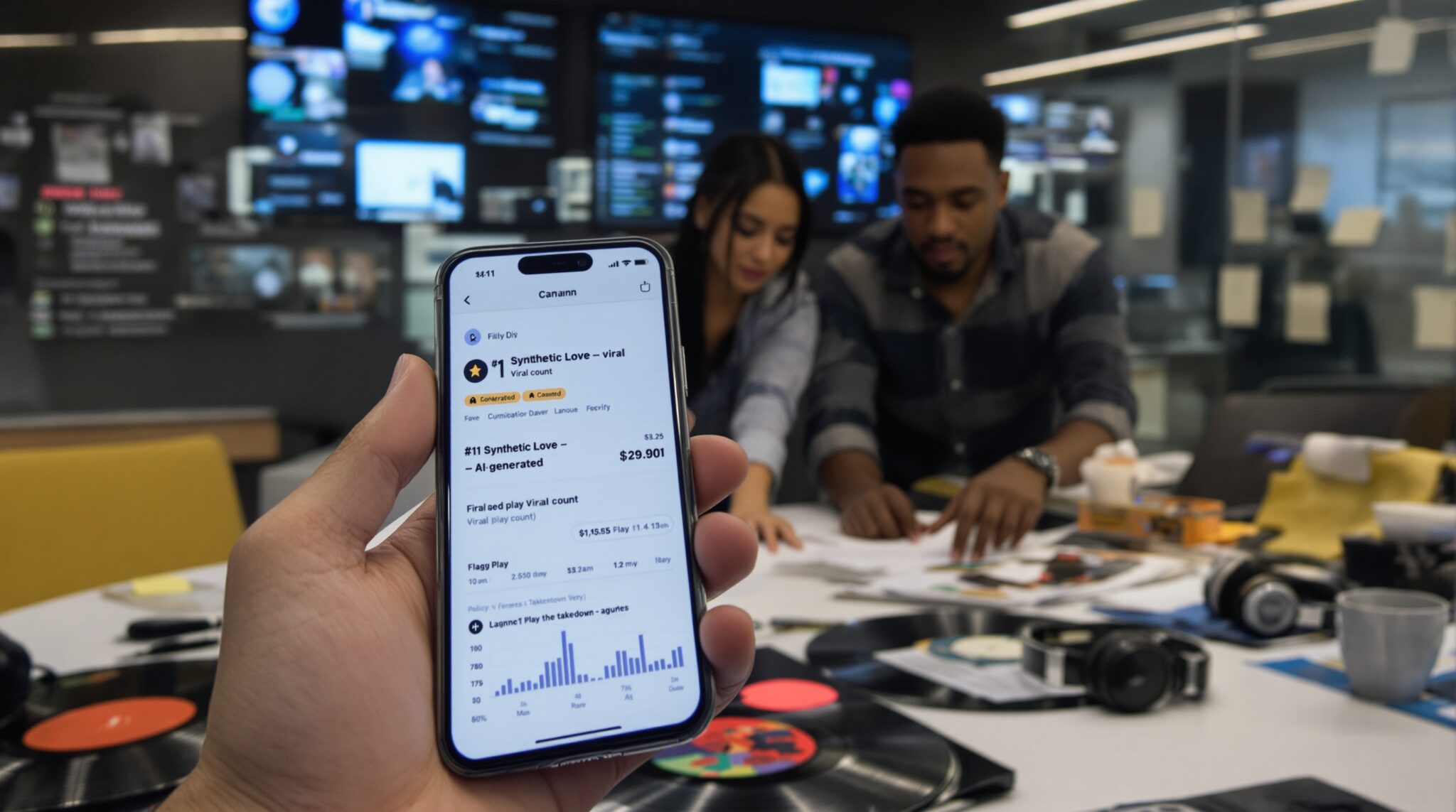 Streaming platforms race to police AI-generated songs as chart-topping ...