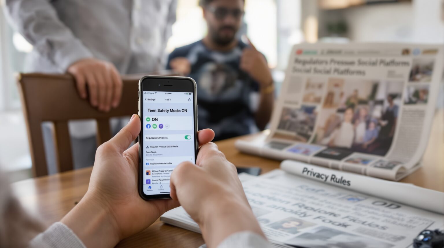 Major social platforms roll out default teen safety modes amid mounting ...
