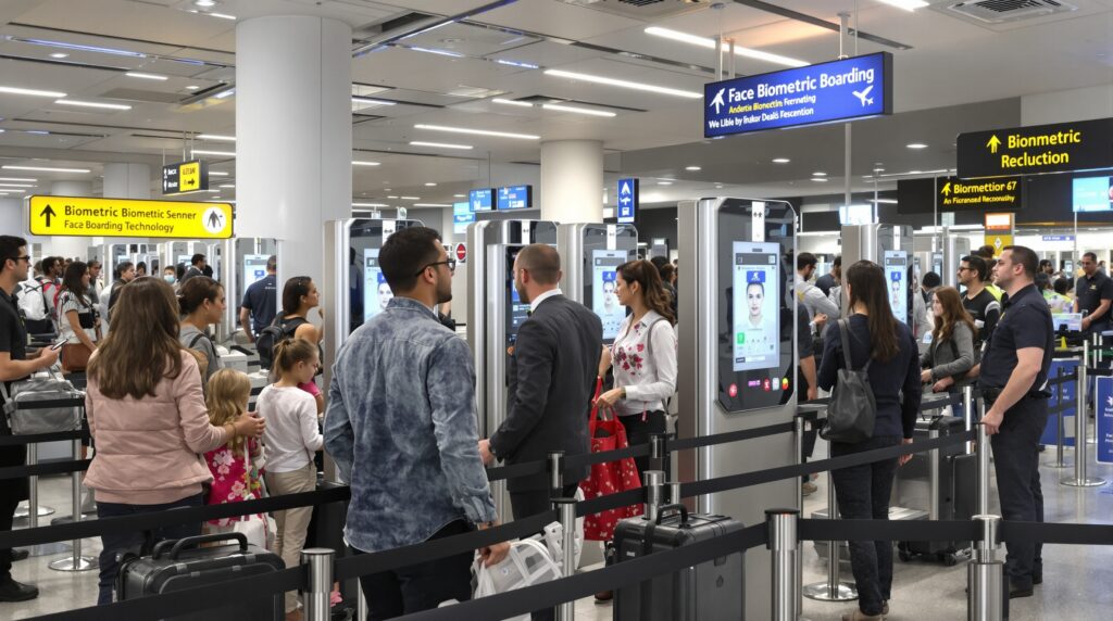 Airlines test biometric boarding as airports push for faster security lines