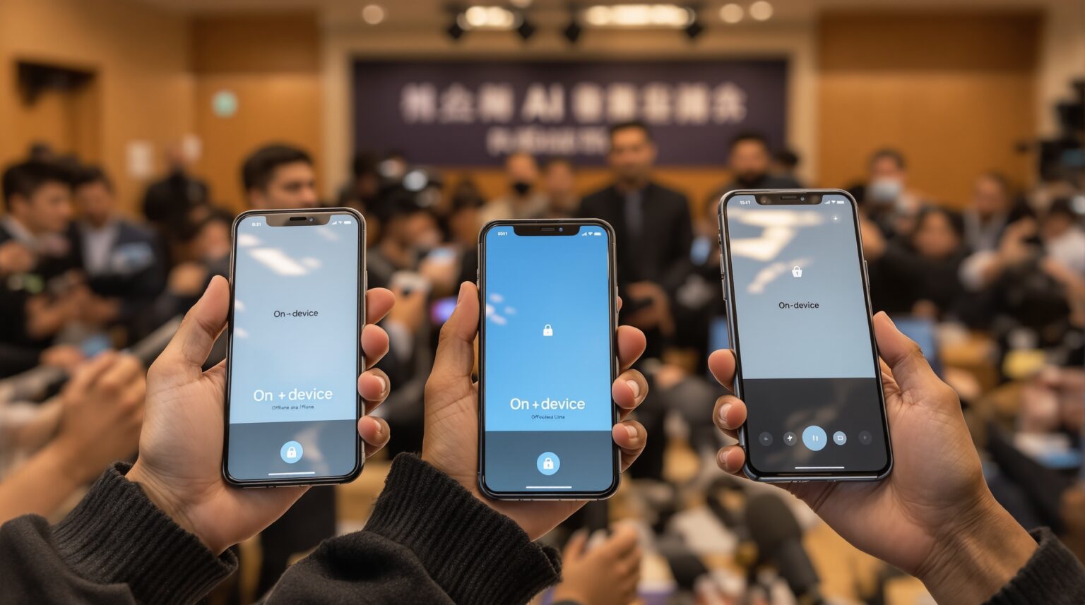 Smartphone makers unveil on-device generative AI features that work ...