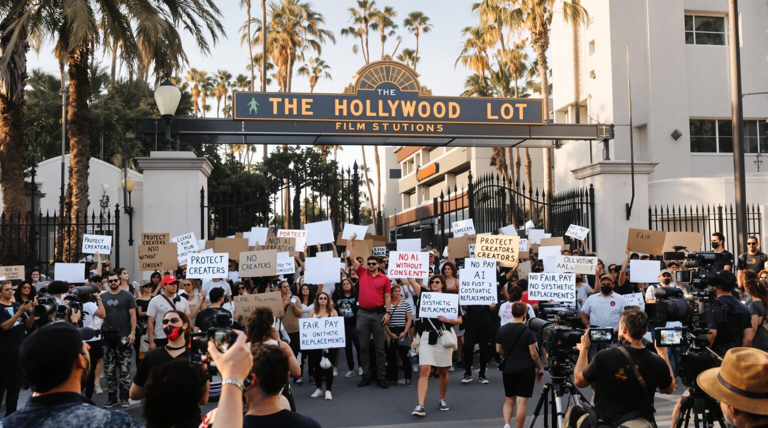 Hollywood unions press for AI protections as studios expand synthetic ...